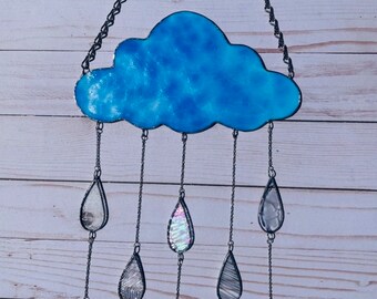 Stained Glass Cloud - Etsy