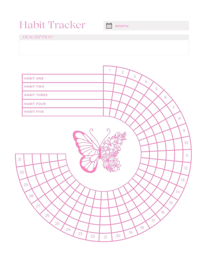 Pink Trackers Bundle - Etsy