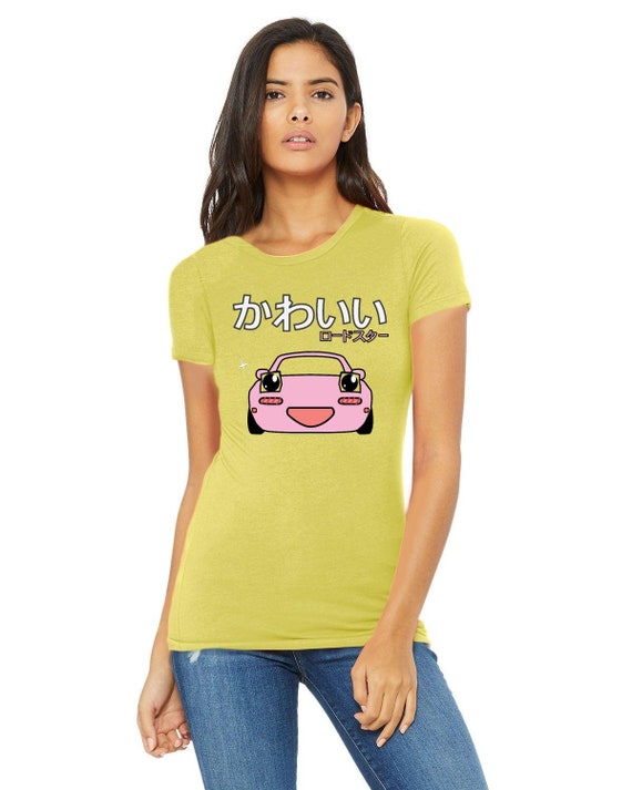 Kawaii Miata Cute Roadster Bella Canvas Ladies' the | Etsy