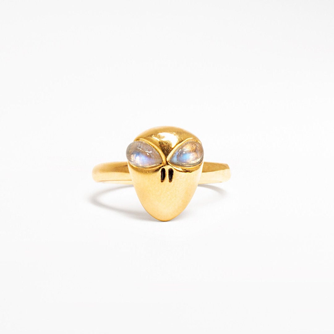 Alien Ring, Cute Aliens, Alien Jewelry, UFO Jewelry, Dainty Jewelry ...