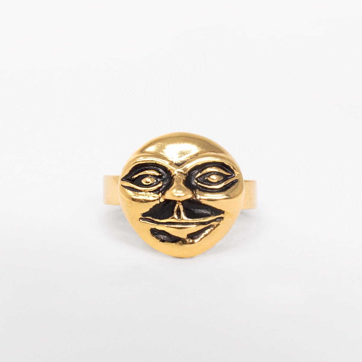 Moon Ring, Moon Jewelry, Gold Moon, Moon Charm, Gift for Her, Man in ...