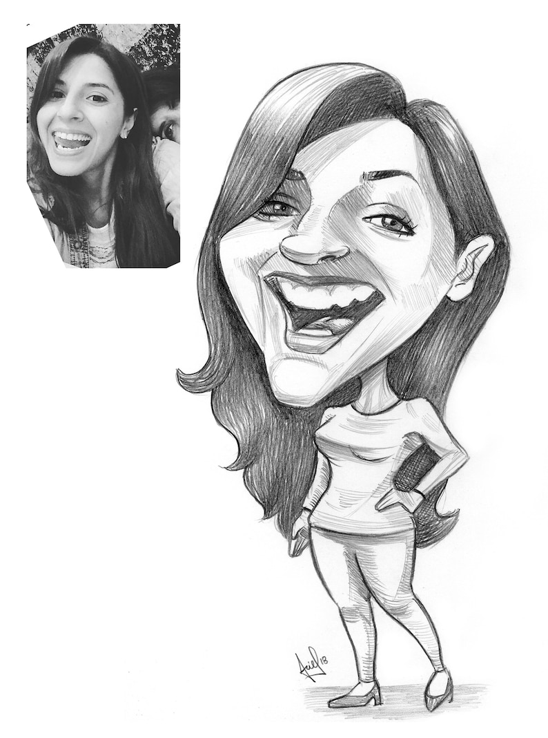 Caricature Art Custom Caricature Drawing Pencil Caricature - Etsy Hong Kong Caricature Art Custom Caricature Drawing Pencil Caricature - Etsy Hong Kong