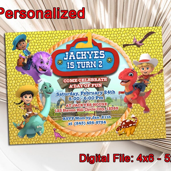 Dino Ranch Birthday Party - Etsy