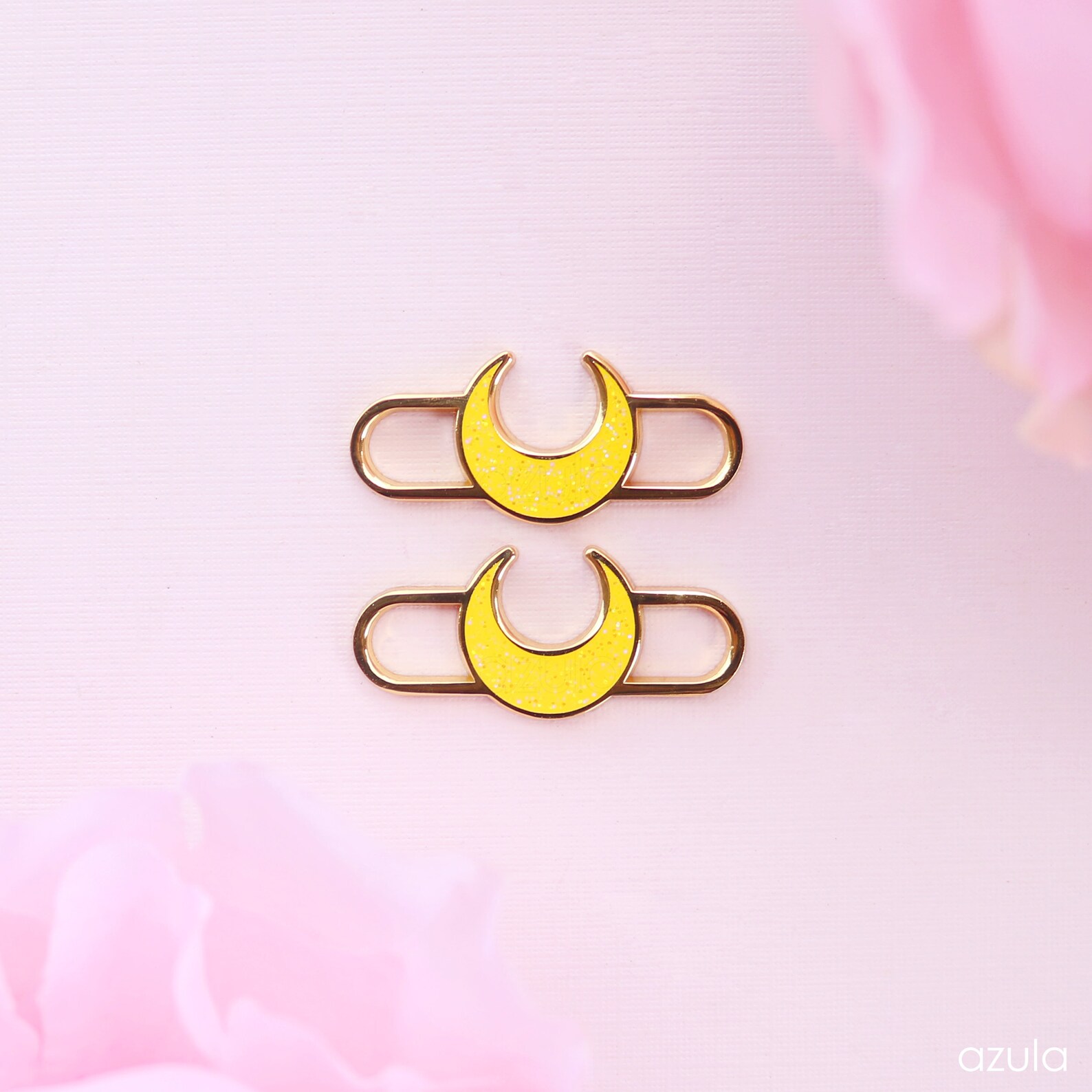 YELLOW MOON Shoe Lace Charm Lace Locks Kawaii Glitter - Etsy