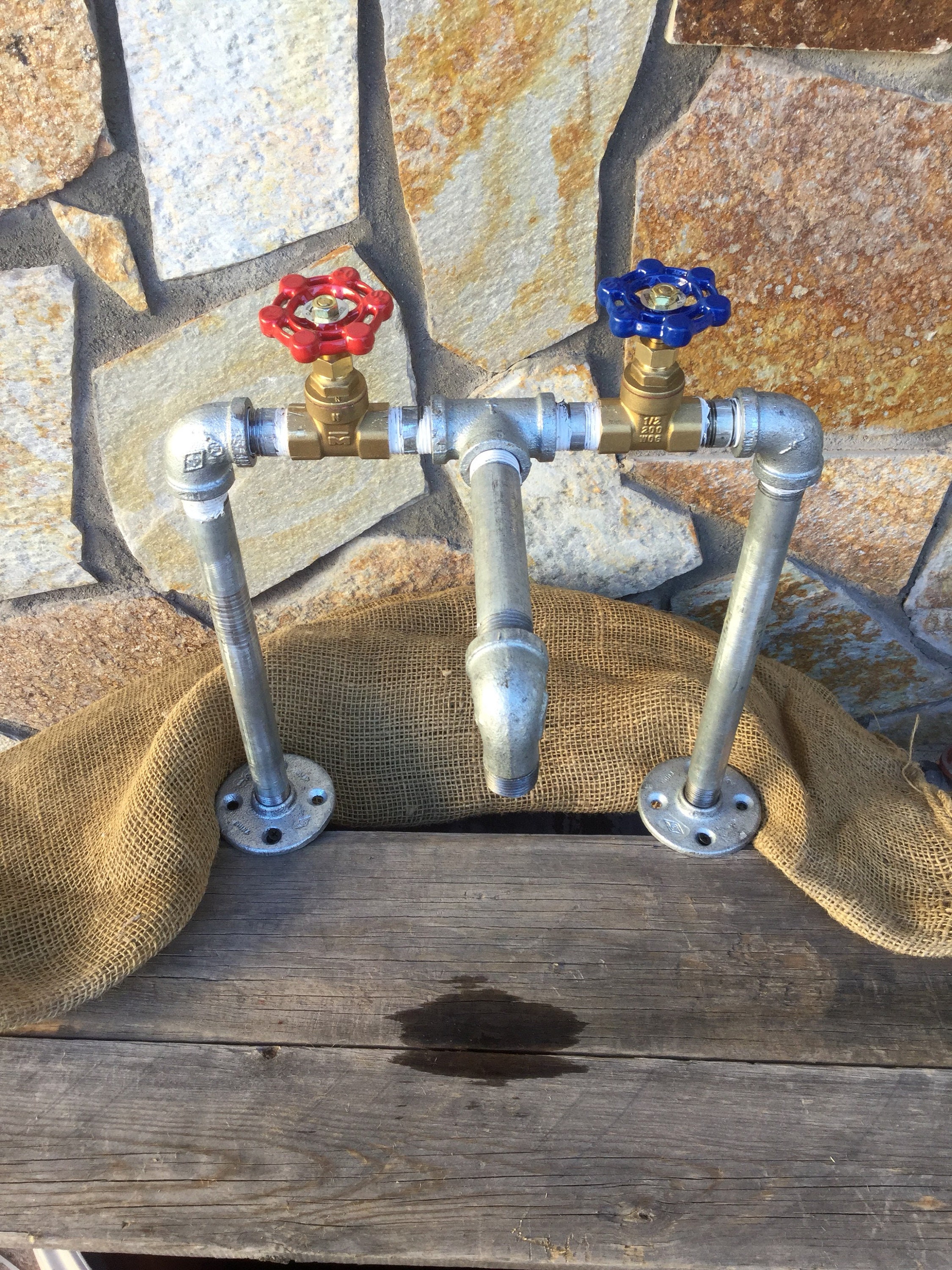 Industrial Galvanized Faucet Handmade - Etsy