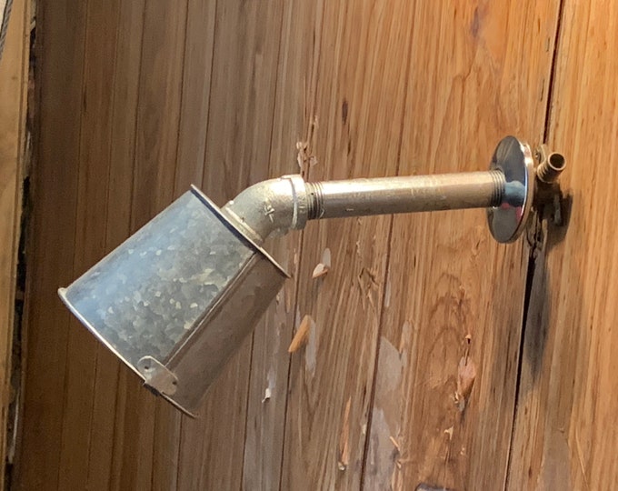 Galvanized Bucket Shower Head - Etsy