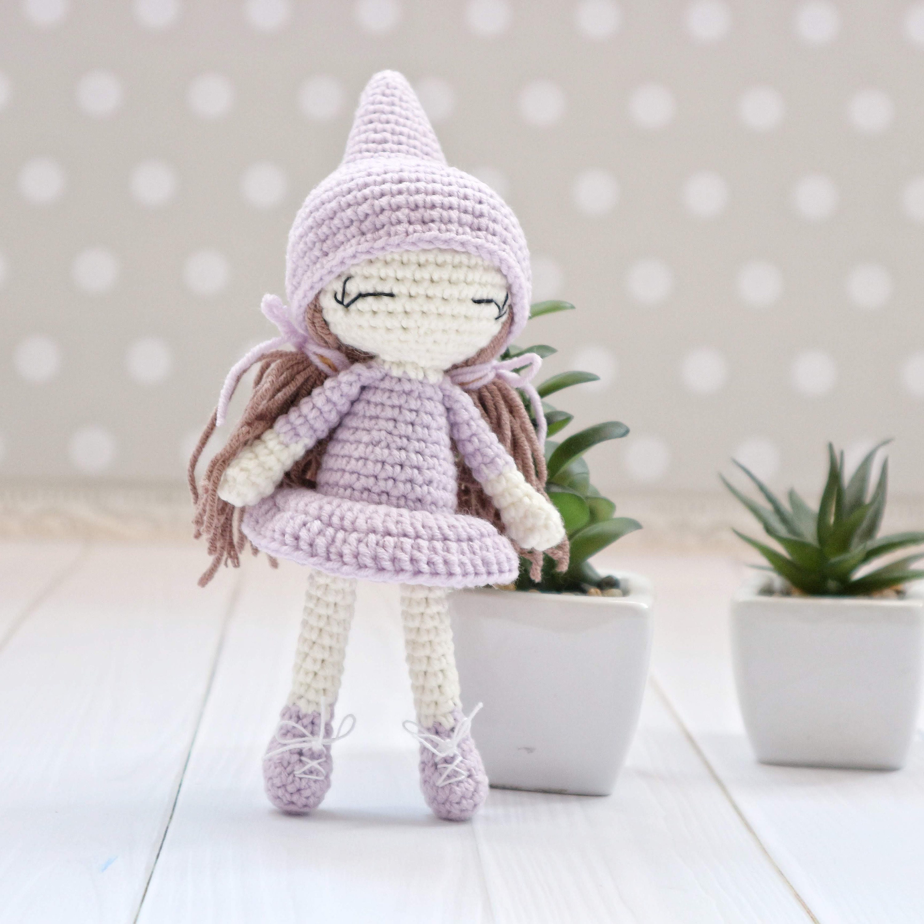 Mini Doll Crochet Tutorial Cute Small Toy for Girls PDF - Etsy Hong Kong