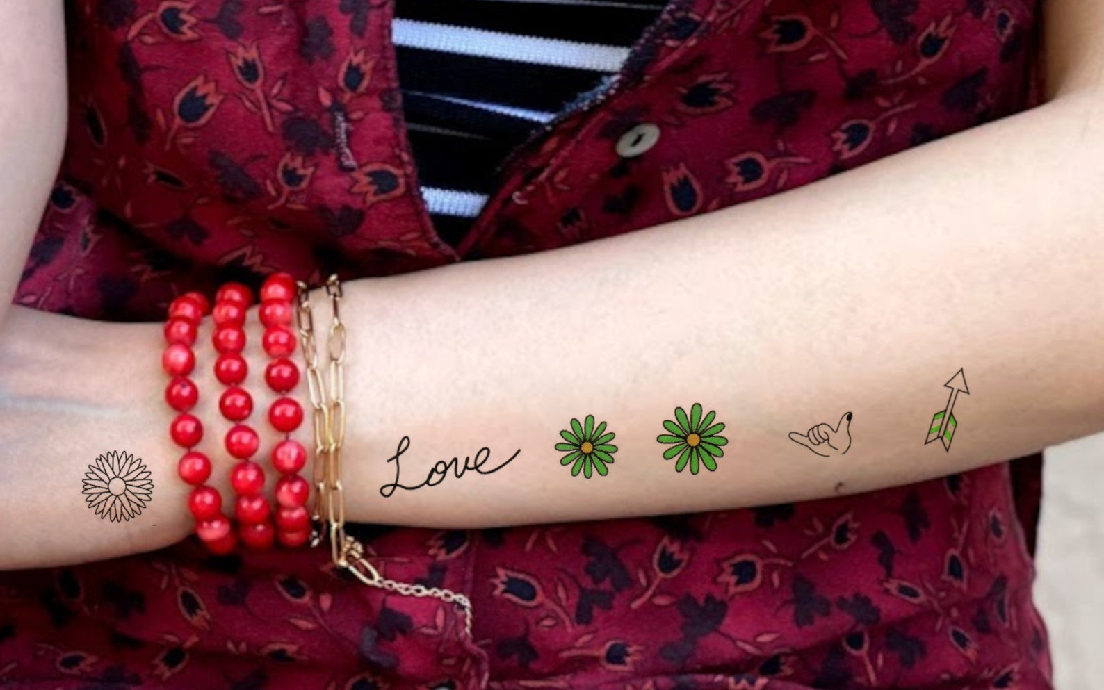 Tiny Tattoo / Set of 13 Temporary Tattoo / Temporary Tattoo / - Etsy