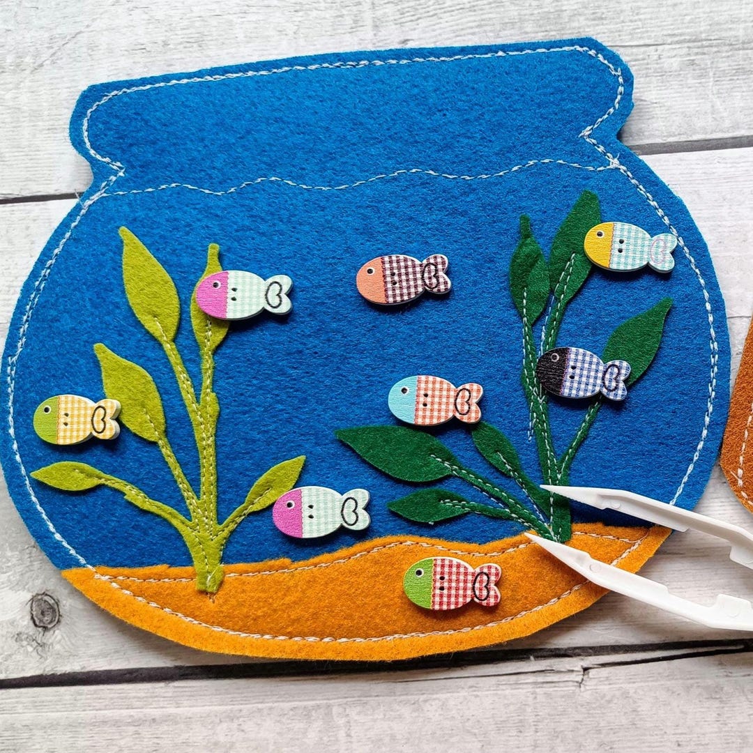 Fishing Game, Montessori Sensory Bin, Fine Motor Skills Game ...