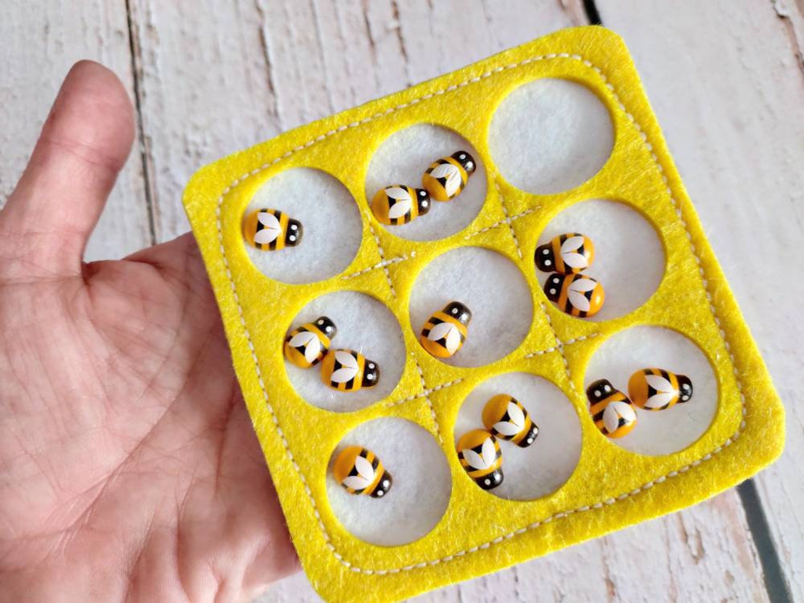 Fine Motor Skills Game. Bees Game Montessori Sensory Bin | Etsy