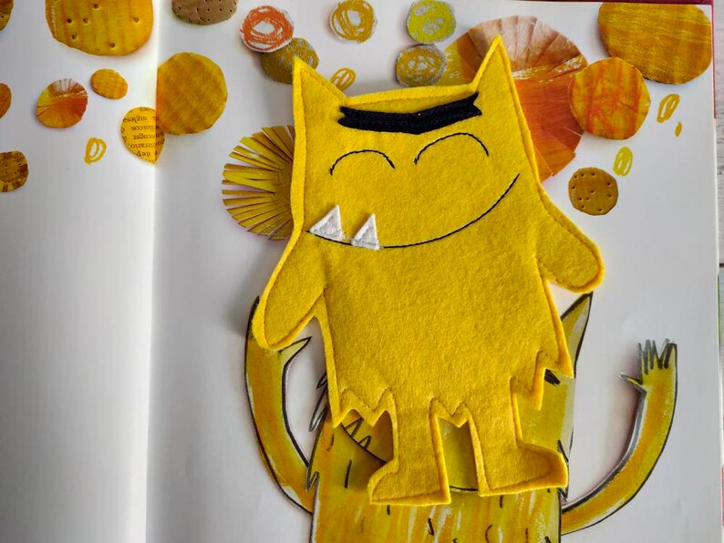 The Colour Monster 7 Monsters Set Puppet Edition - Etsy UK