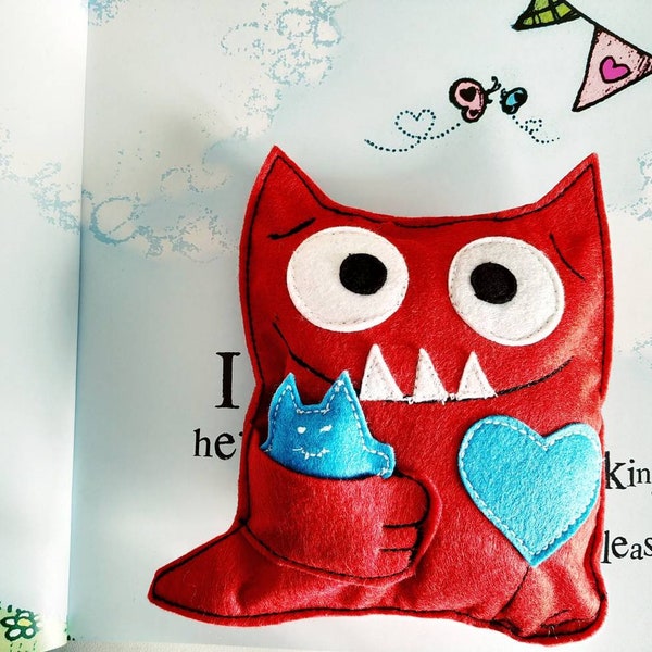 Love Monster Plush - Etsy