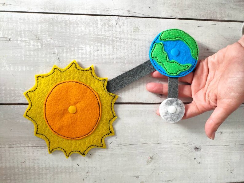 Solar System Game. Moon and Earth Eclipses Moon Phases Game. - Etsy