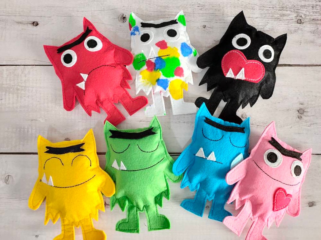 The Colour Monster 7 Monsters set - Etsy México