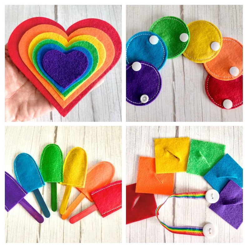 Rainbow Activity Game Fine Motor Skills Primary and | Etsy