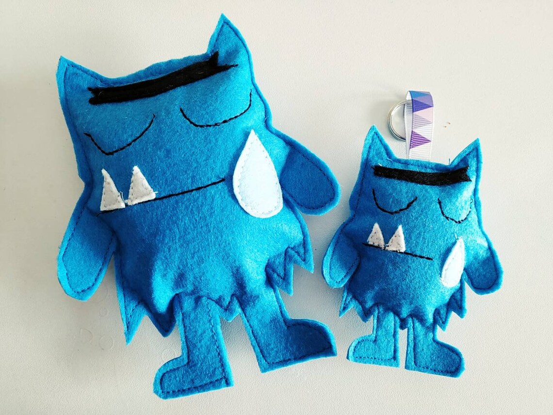 The Colour Monster Pocket version Choose your monster | Etsy