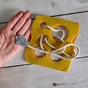 Cheese and Mouse Fine Motor Skill Game. Sensory Bin. Montessori ...