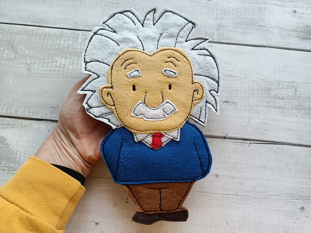 Albert Einstein Puppet characters From the History of Science - Etsy