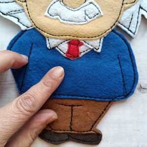 Albert Einstein Puppet characters From the History of Science - Etsy