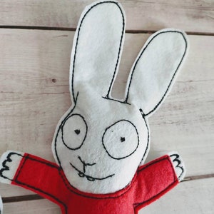 Simon Supper Rabbit and Gaspard (felt Stuffed Toys) - Etsy