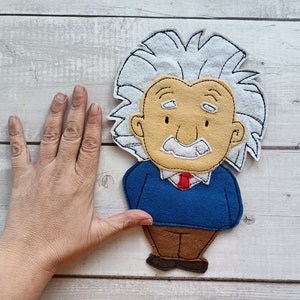 Albert Einstein Puppet Characters from the history of science - Etsy México