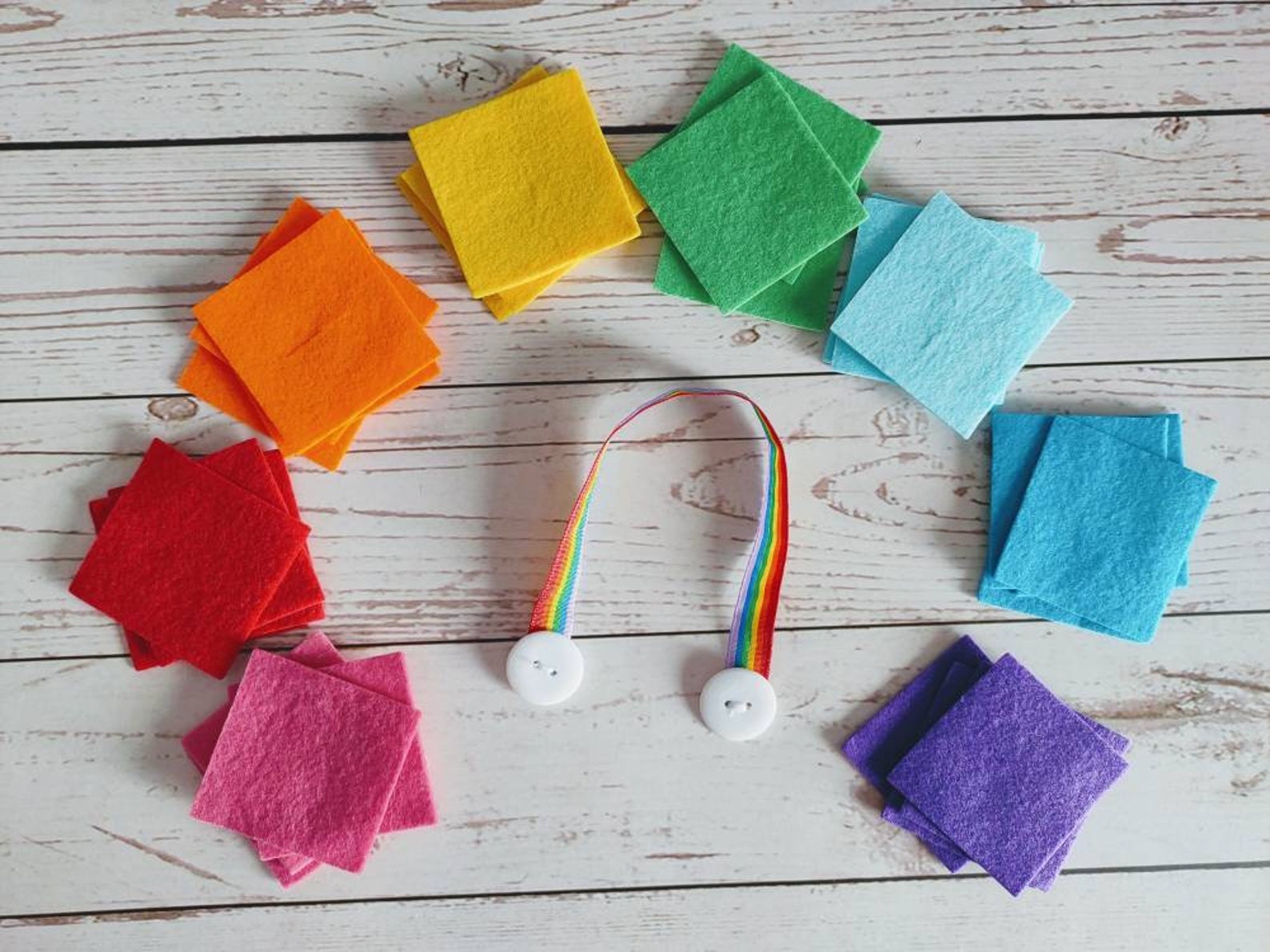 Buttoning Rainbow Toy Montessori Toy Fine Motor Skills Toy | Etsy
