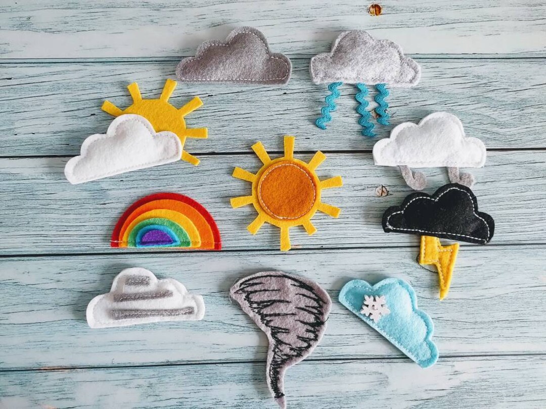 Weather Game (10 Pieces Included), Jeu De Météo ,juego De Meteorología ...