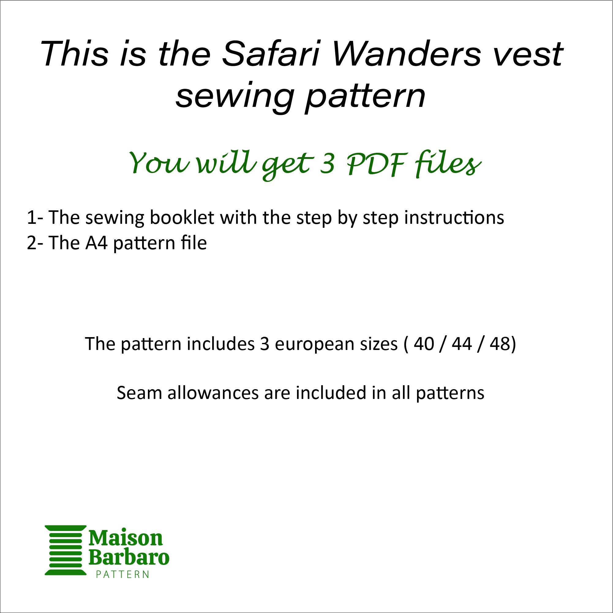 Women's Asymmetrical Jacket Pattern | Pattern Pdf A4 to Download ...