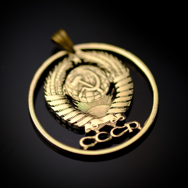 Ussr Pendant Necklace - Etsy UK