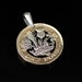 Cut Coin Pendant Backside of a Presidents Dollar Coin With the Statue ...