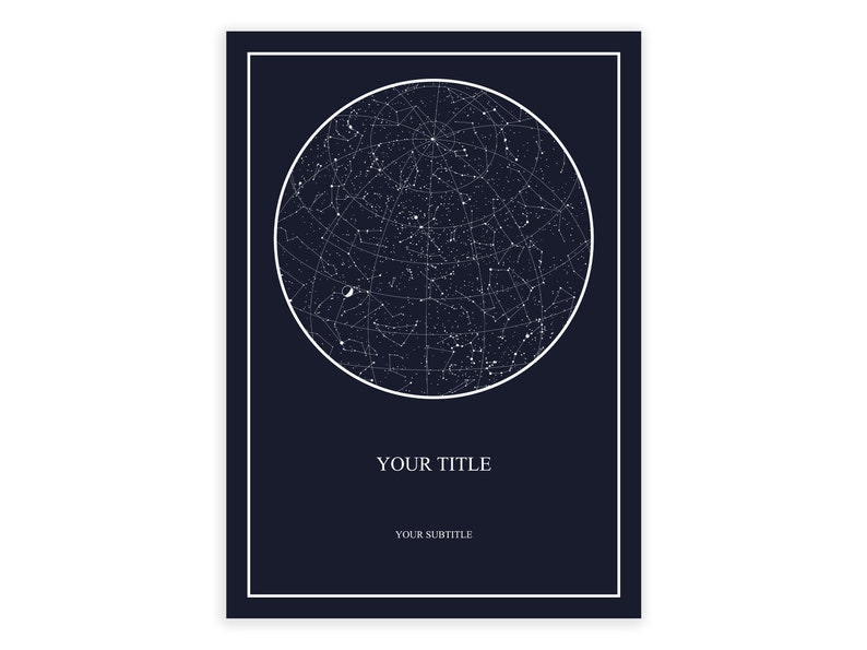 Custom star map DIGITAL Personalized wedding gift Special | Etsy