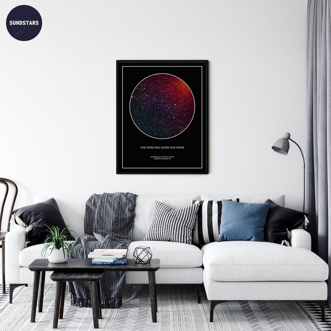 Constellation Map Star Chart Home Decor Astronomy Gift | Etsy