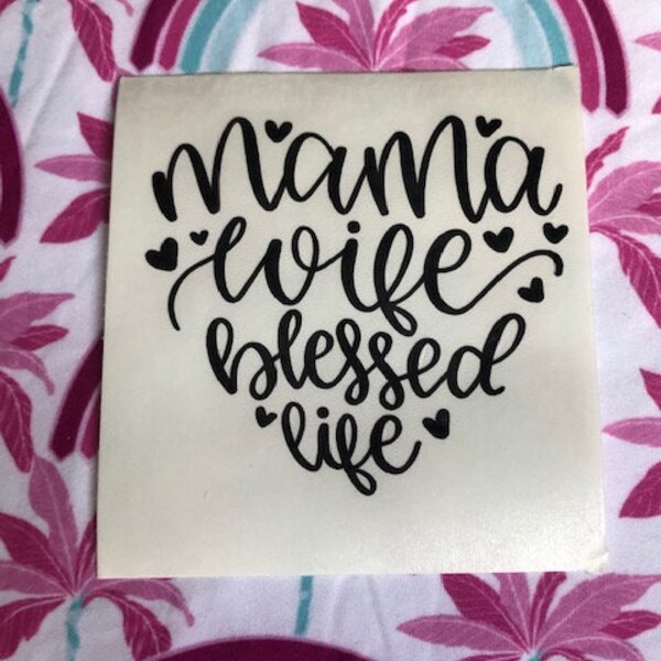 Life Vinyl Decal - Etsy