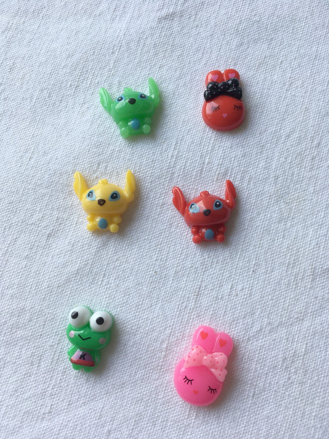 Small Cabochon of Your Choice, in Kawaii Resin. Alien, Rabbit to Stick ...