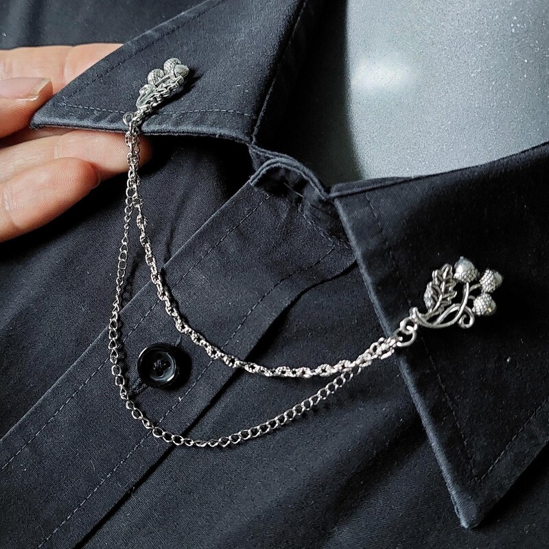 Collar Pin Chain - Etsy