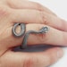 Serpent Snake Ring - Occult Serpent Snake Jewelry Gothic Ring ...