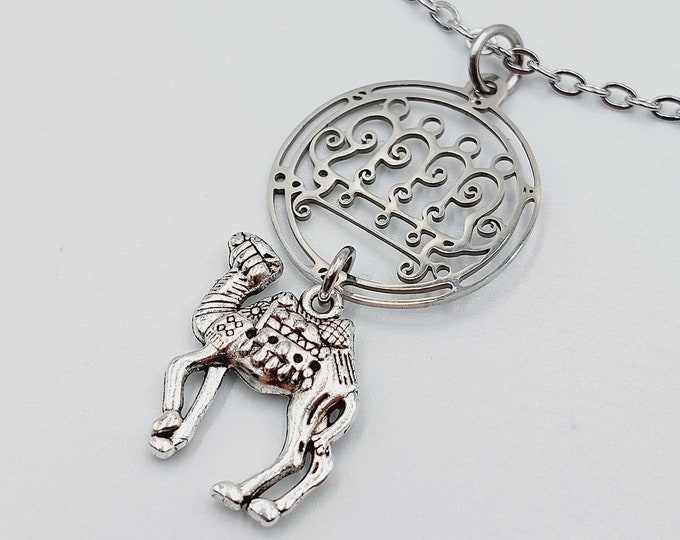 Sigil of Paimon Stainless Steel Pendant - King Paimon Riding Dromedary ...