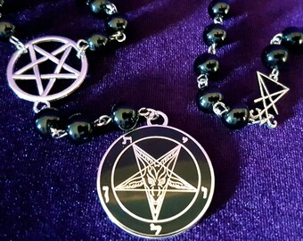 Satanic rosaries | Etsy