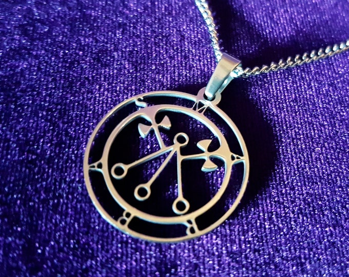Sigil of Marbas Pendant (stainless Steel) - Occult Left Hand Path ...