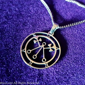 Sigil of Marbas Pendant (stainless Steel) - Occult Left Hand Path ...