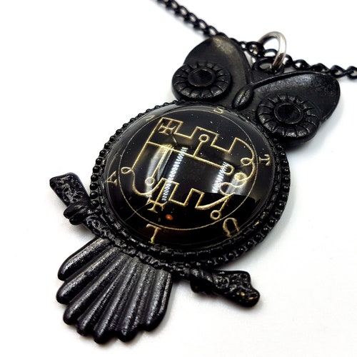 Sigil of Stolas Medallion Rosary Occult Demon Solomon - Etsy