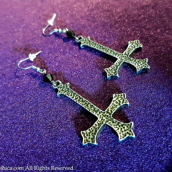 Heavy Metal Cross - Etsy