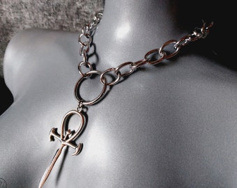 Vampire Ankh Pendant large Version Occult Goth Gothic Dracula Order ...