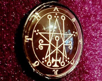 Sigil of Andromalius Necklace Occult Left Hand Path Goetia | Etsy