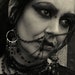Triple Nosechain (clean or Jusa Style) - Goth Gothic Occult Nose ...