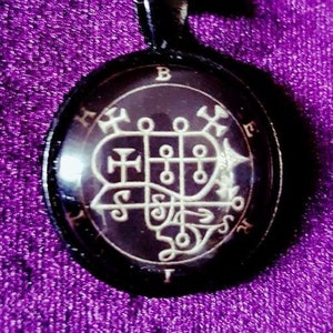 Sigil of Berith Pendant - Occult Left Hand Path Goetia Demon Demonic ...