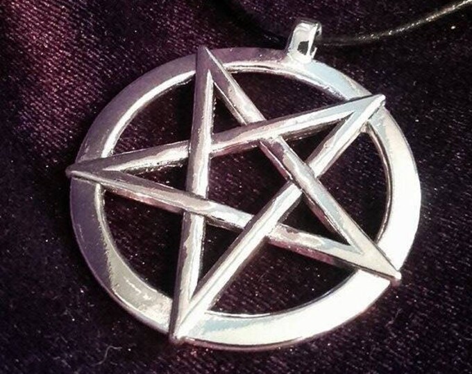 Big Inverted Pentagram Pendant (2styles) - Satanic Lucifer Occult ...