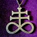 Big Satanic Cross | Brimstone | Leviathan Pendant - Occult Gothic ...