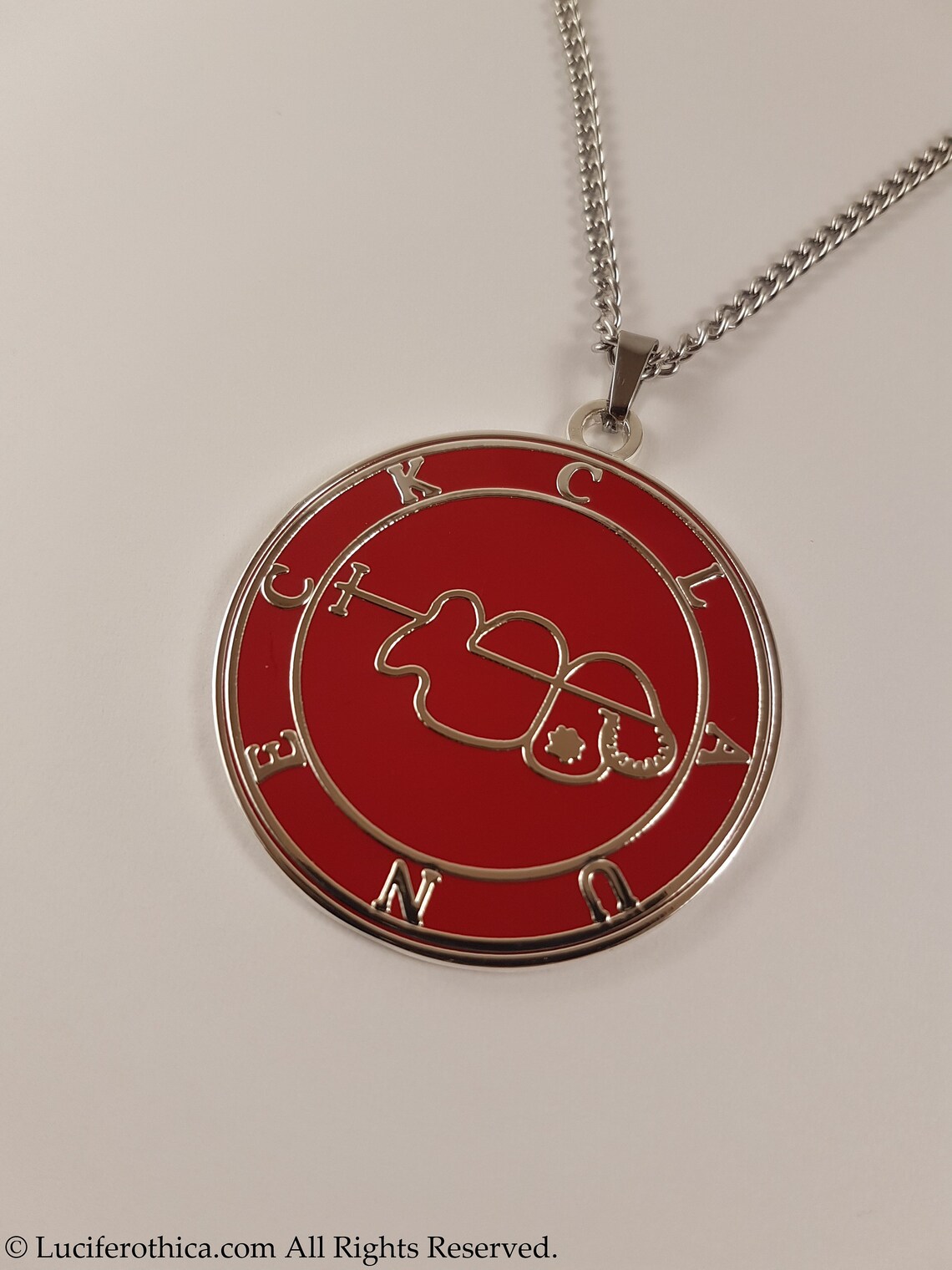 Sigil of Clauneck Medallion occult demon wealth money riches | Etsy