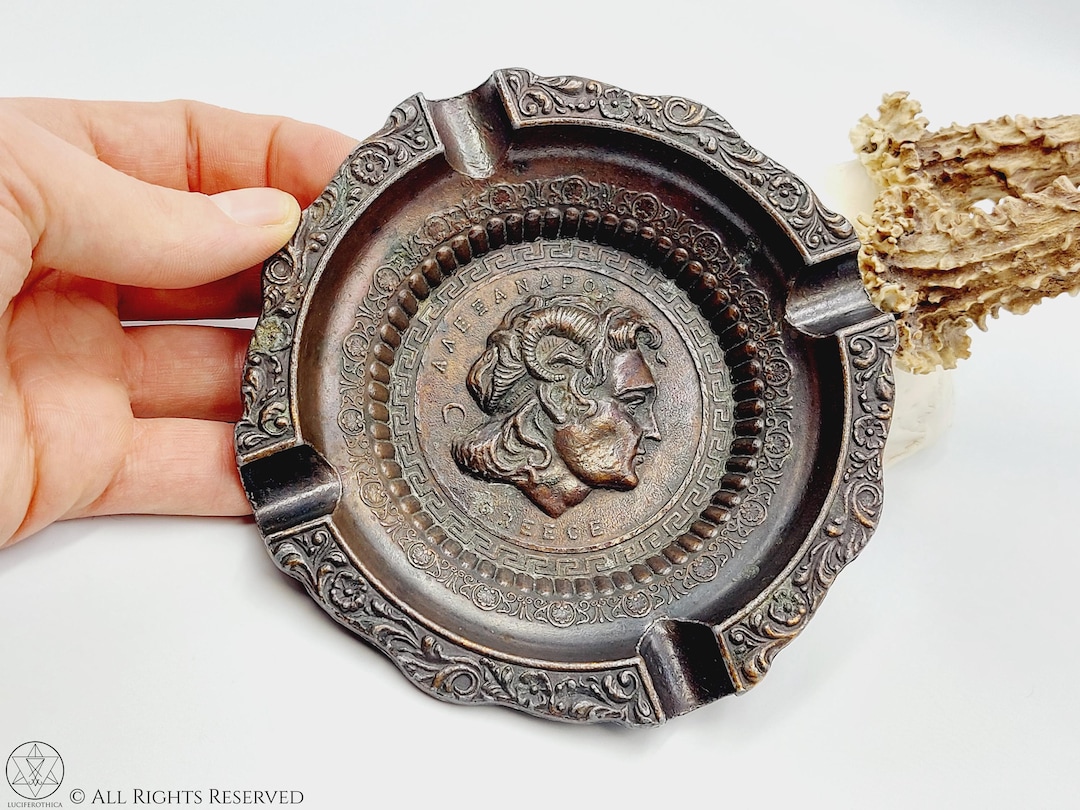 Cenicero antiguo de dios griego Pan (1947): sátiro fauno, dios del ...